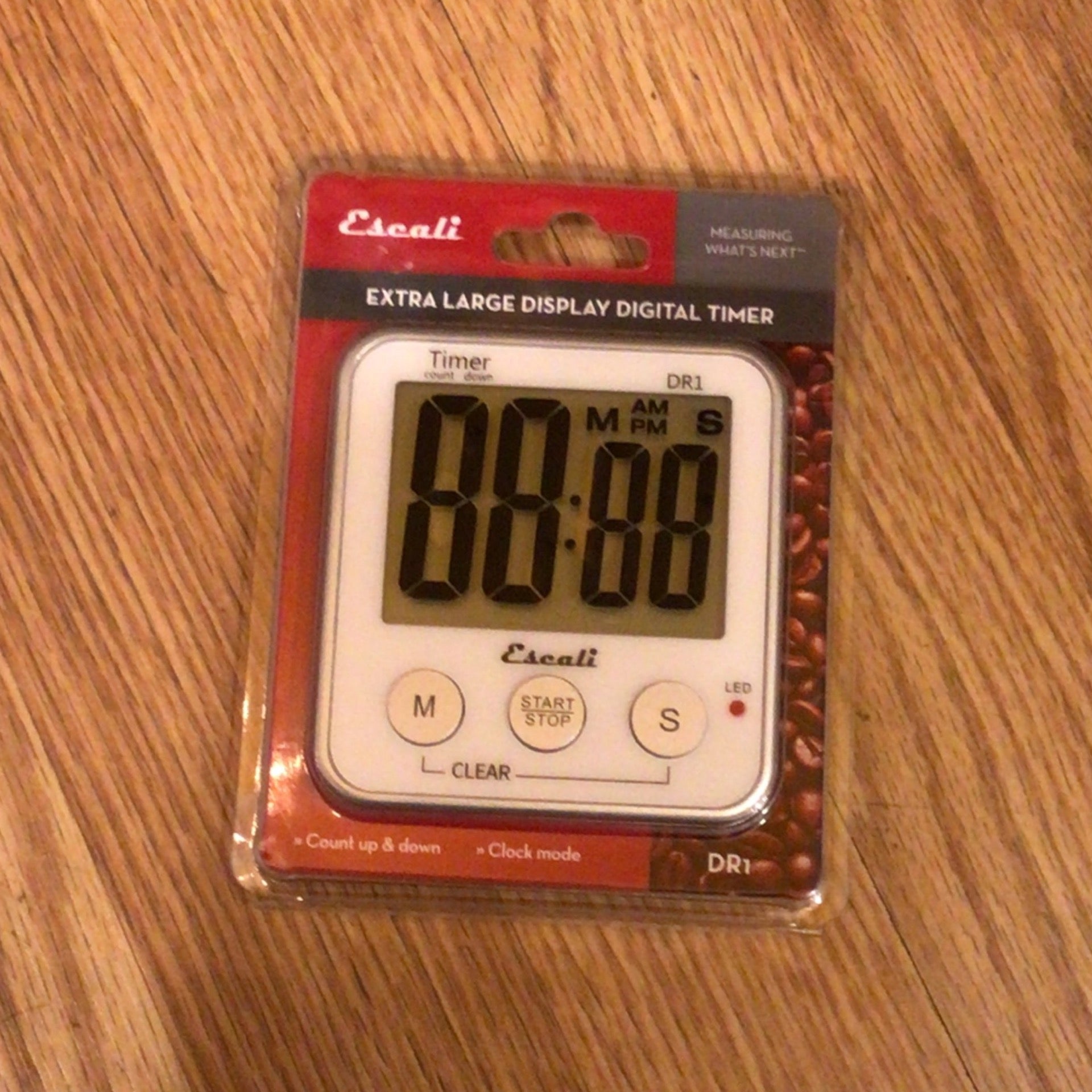 Escali Timer Extra Large Numbers Digital white | The Mixing Bowl